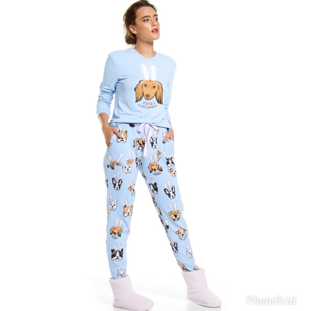 Peter Alexander Dogs Print Pajamas Set Size M&L - Gem